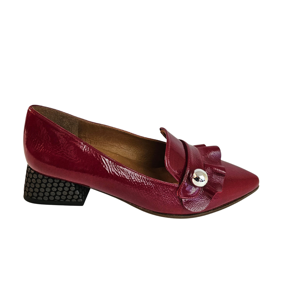 Chie Mihara, HIAKA, Trotteur in rotem Lackleder – Schuhe by Milliways