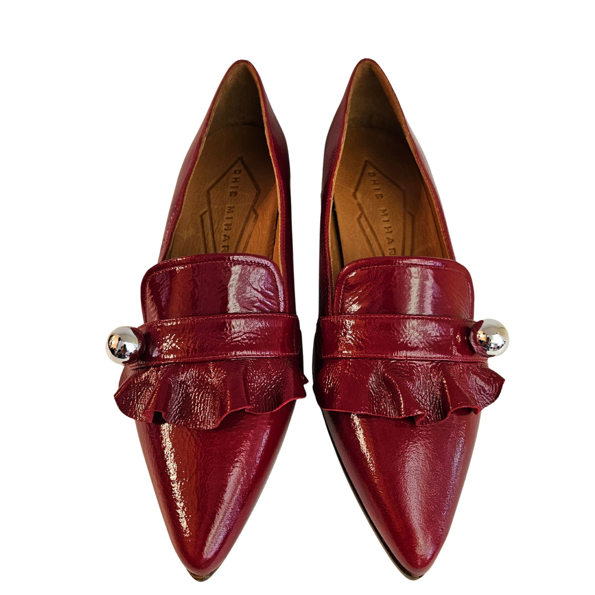 Chie Mihara, HIAKA, Trotteur in rotem Lackleder – Schuhe by Milliways