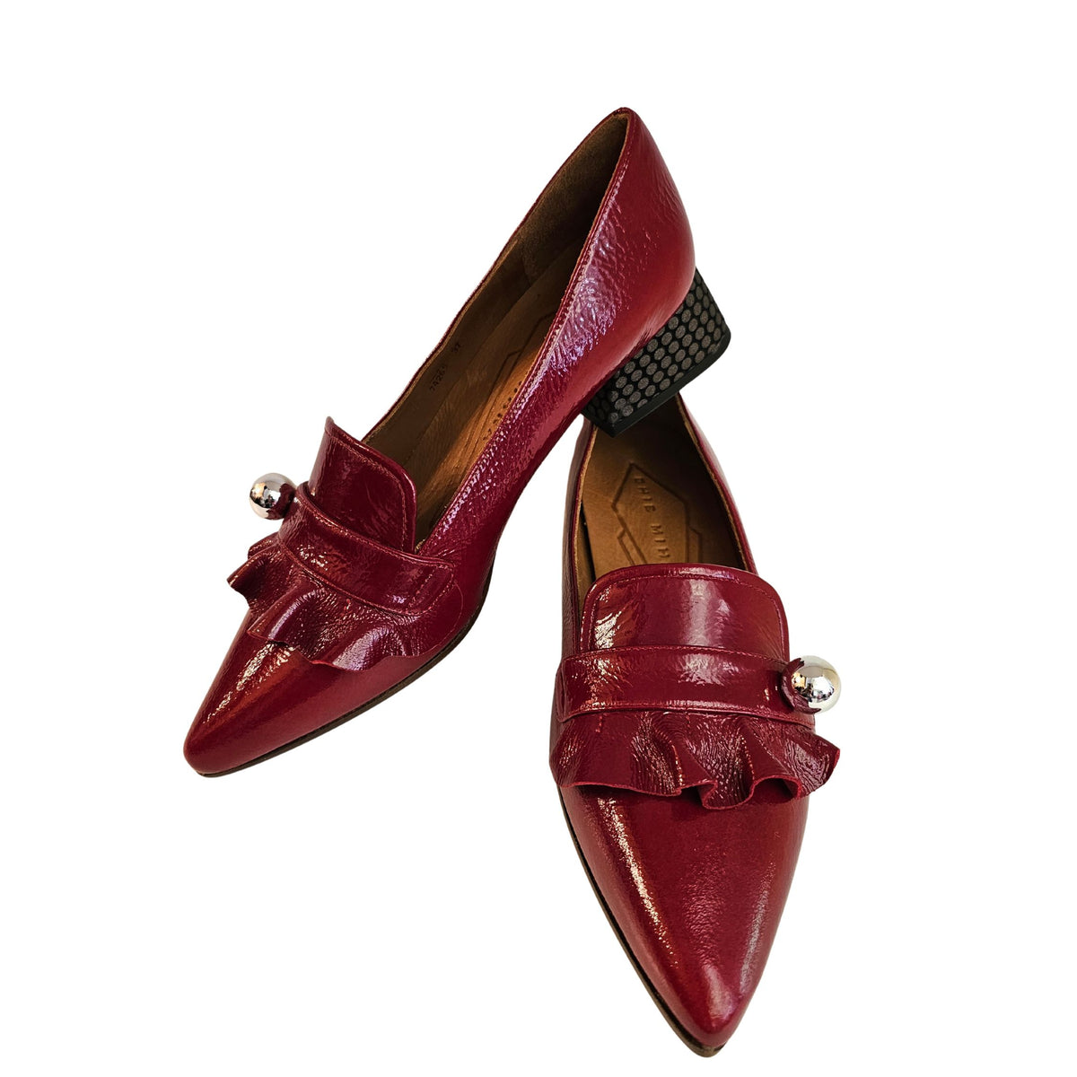 Chie Mihara, HIAKA, Trotteur in rotem Lackleder – Schuhe by Milliways